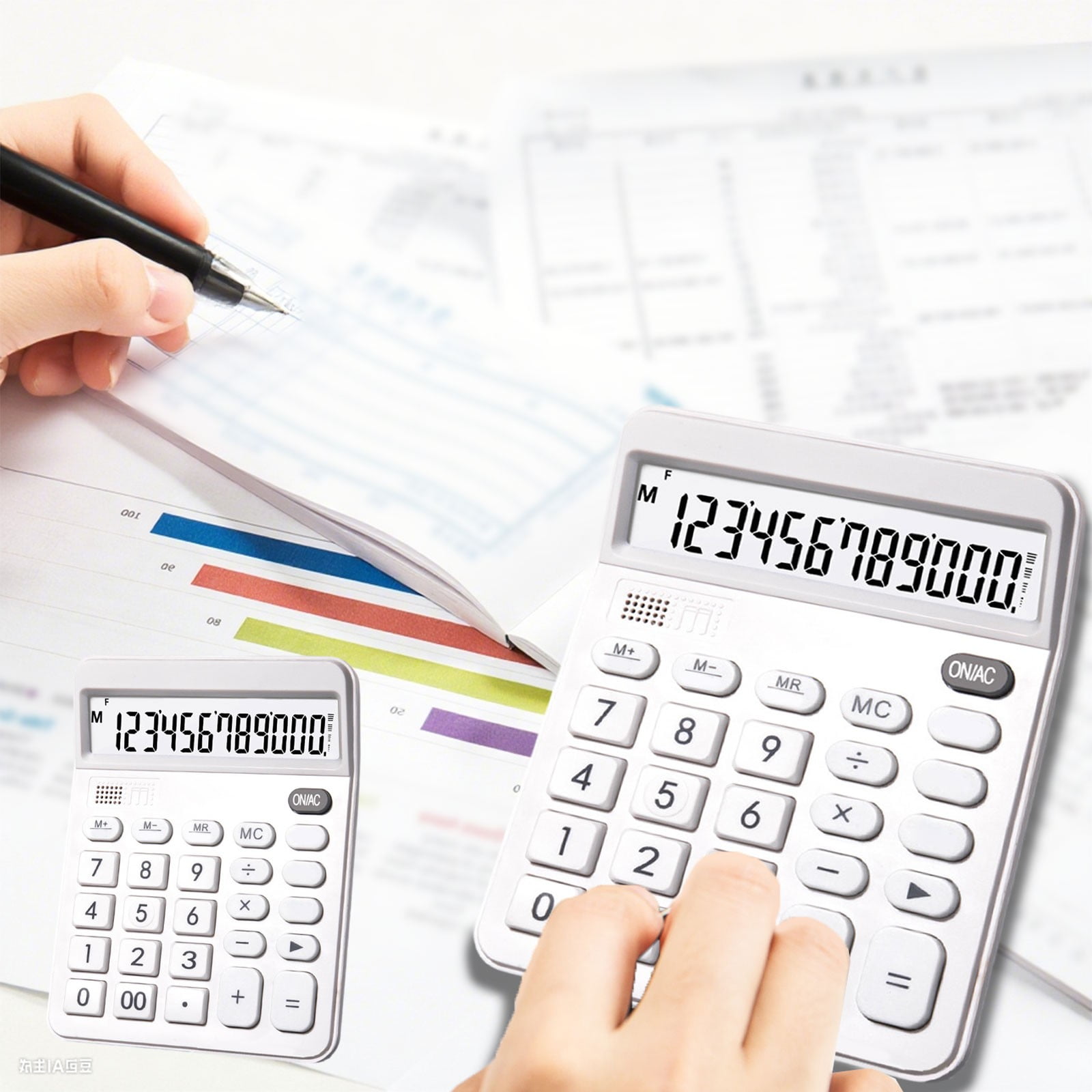 Gallickan Talking Calculator, Voice Announcing 12 Digit Desktop ...