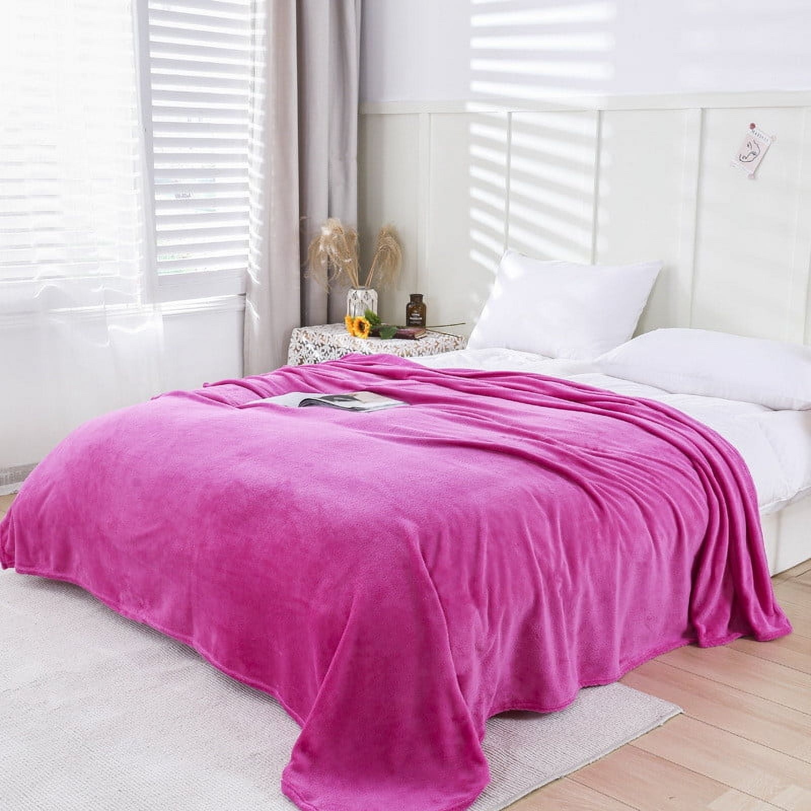 Gallickan Throw Blanket, 20x28 Inch Super Soft Solid Sherpa, Couch Bed ...