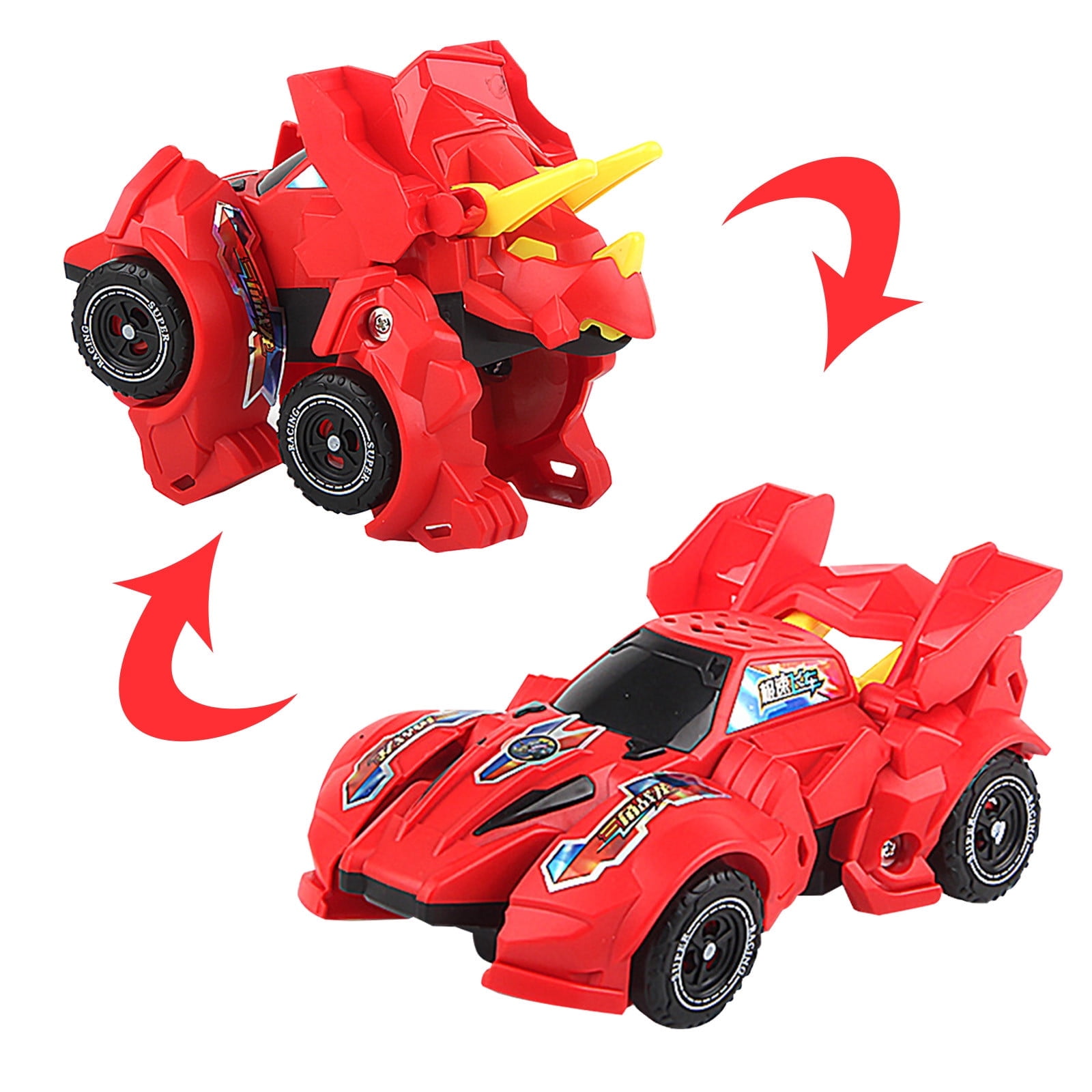 Elainilye Toys for 3-6 Year Old Boys, Transforming Car Toys, Dino Toys ...