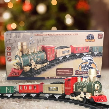 Melissa & Doug Classic Wooden Toy Train Set for Kids & Toddlers - 82 ...