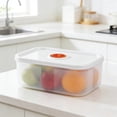 Gallickan Transparent Rectangular Plastic Food Storage Container with ...