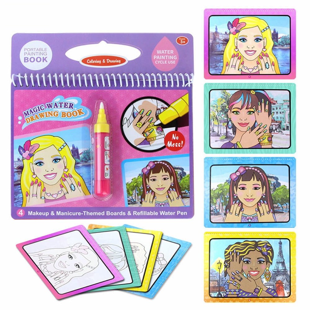 Gallickan Water Coloring Book Paint with Water Books for Toddlers Kids ...