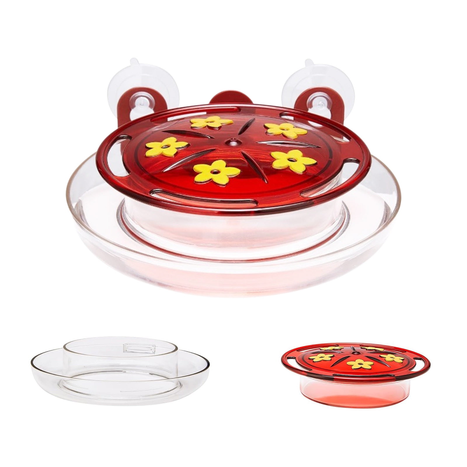 Gallickan Window Hummingbird Feeder, Outdoors Hummingbird Feeder with ...