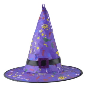 Darzheoy Halloween Witch Hats Witch Party Accessory Women's Halloween ...