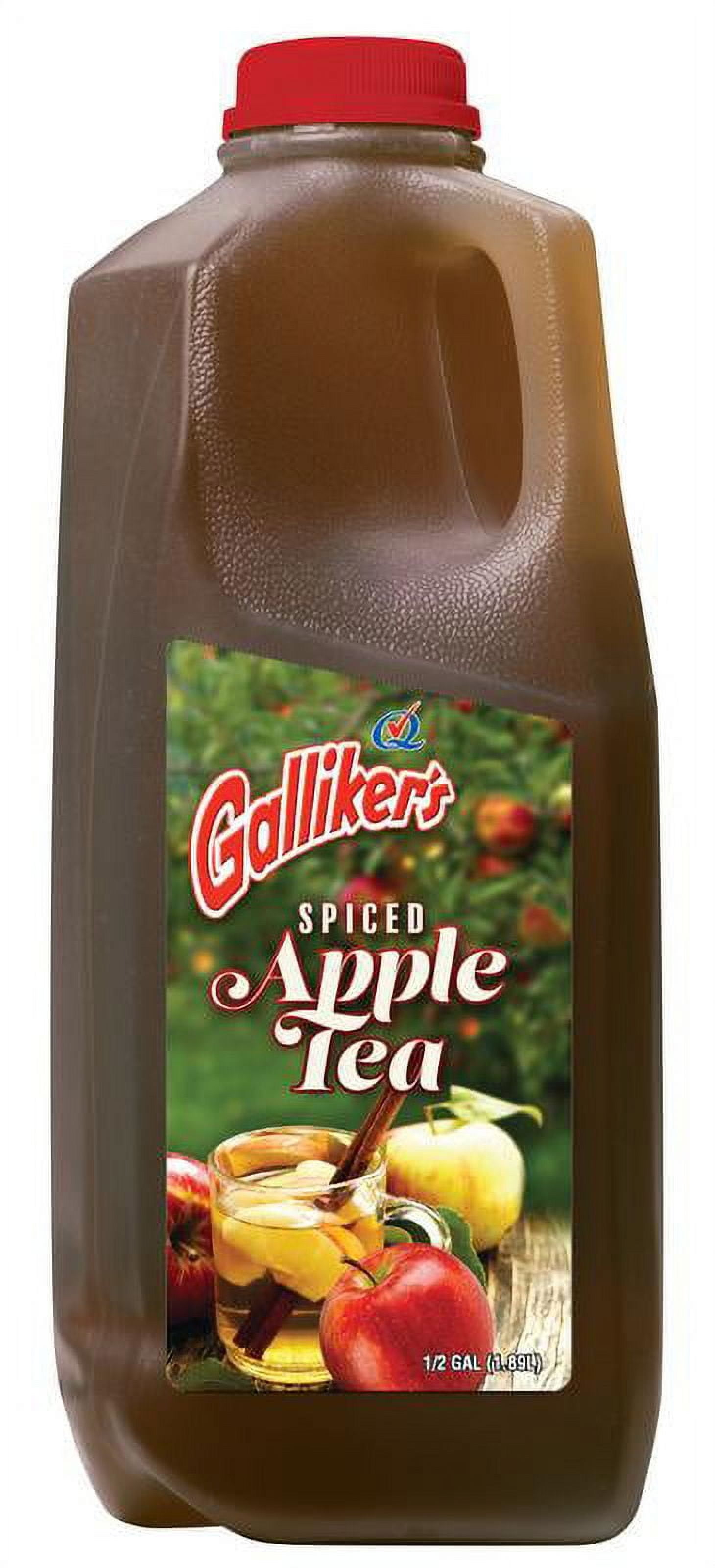 Galliker's Apple Spice Feature Flavor Iced Tea, Half Gallon, Plastic ...