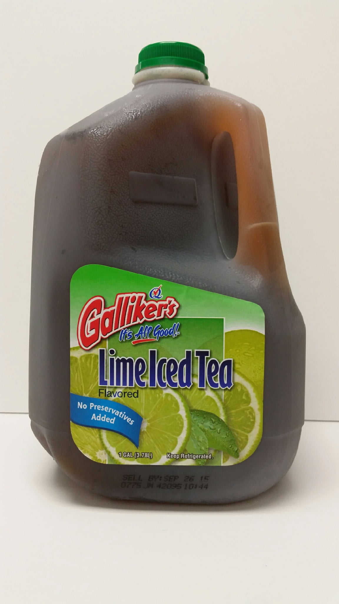 Galliker's Lime Iced Tea, 1 Gallon - Walmart.com