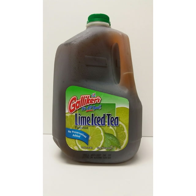 Galliker's Lime Iced Tea, 1 Gallon - Walmart.com