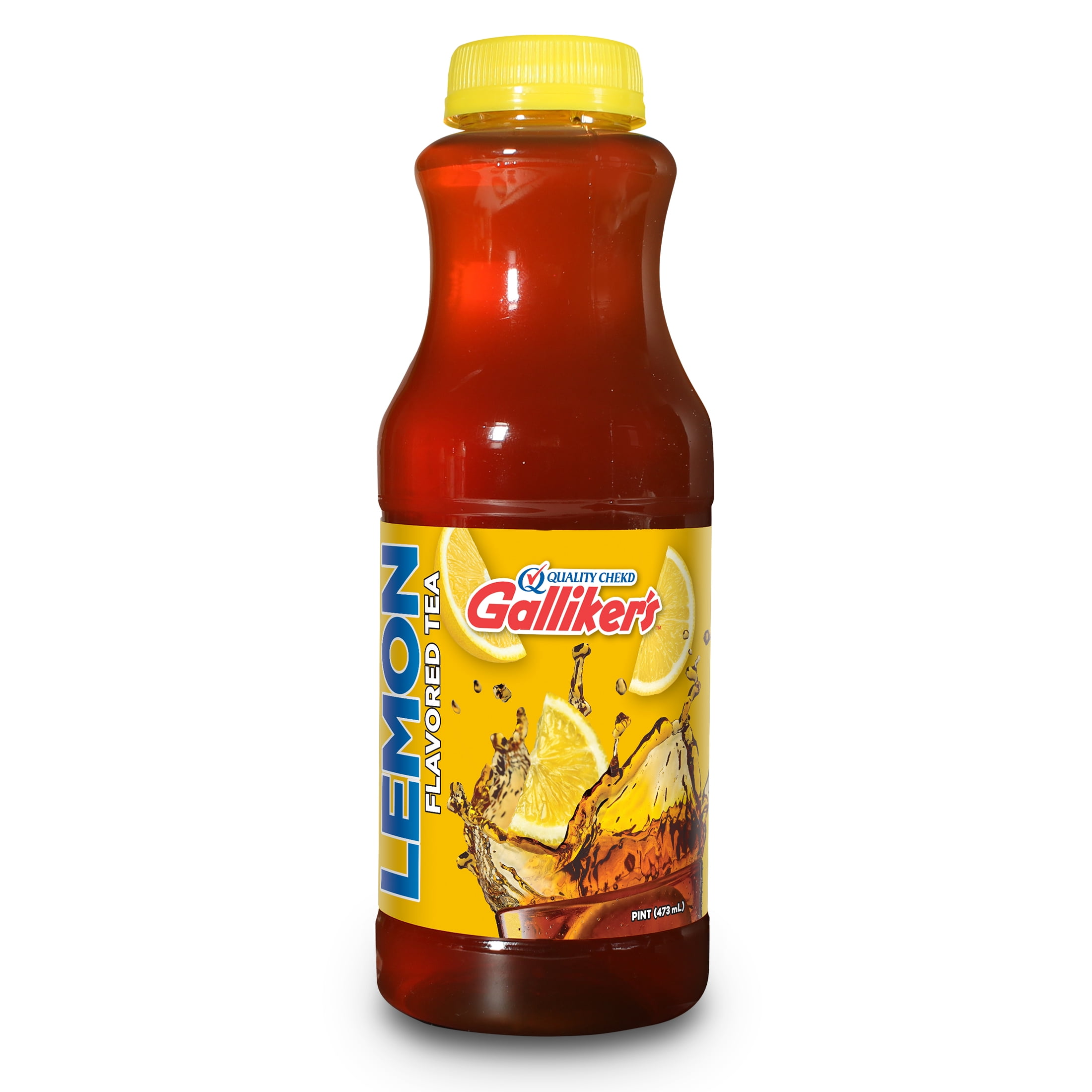 Galliker's Original Lemon Flavored Iced Tea, Naturally Caffeinated ...