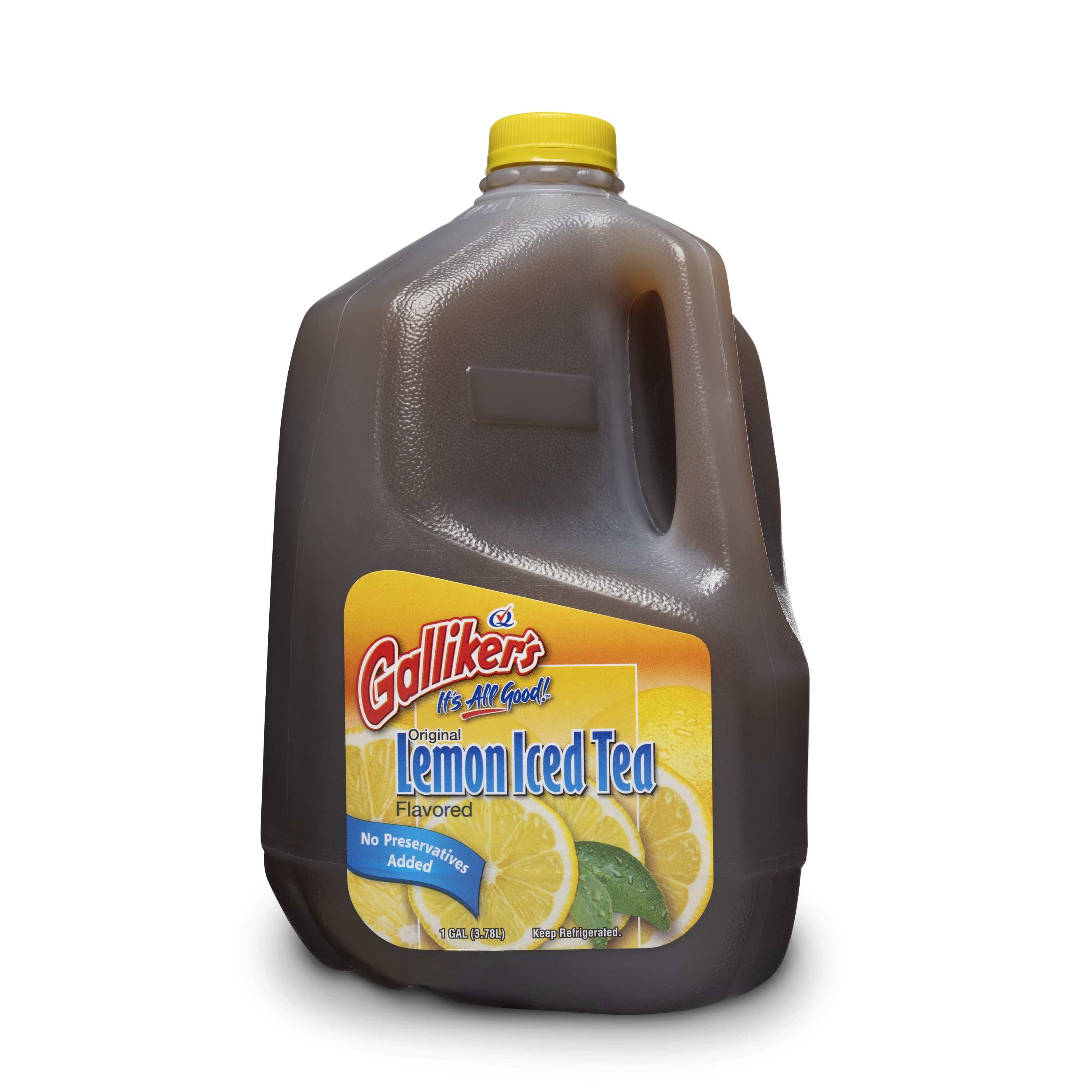 Galliker's Original Lemon Iced Tea Gallon - Premium Bottled Refreshment ...