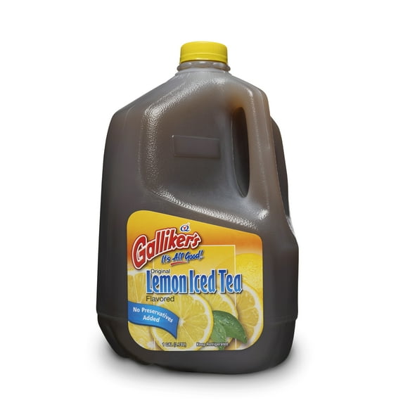 Galliker's Original Lemon Iced Tea Gallon - Premium Bottled Refreshment ...