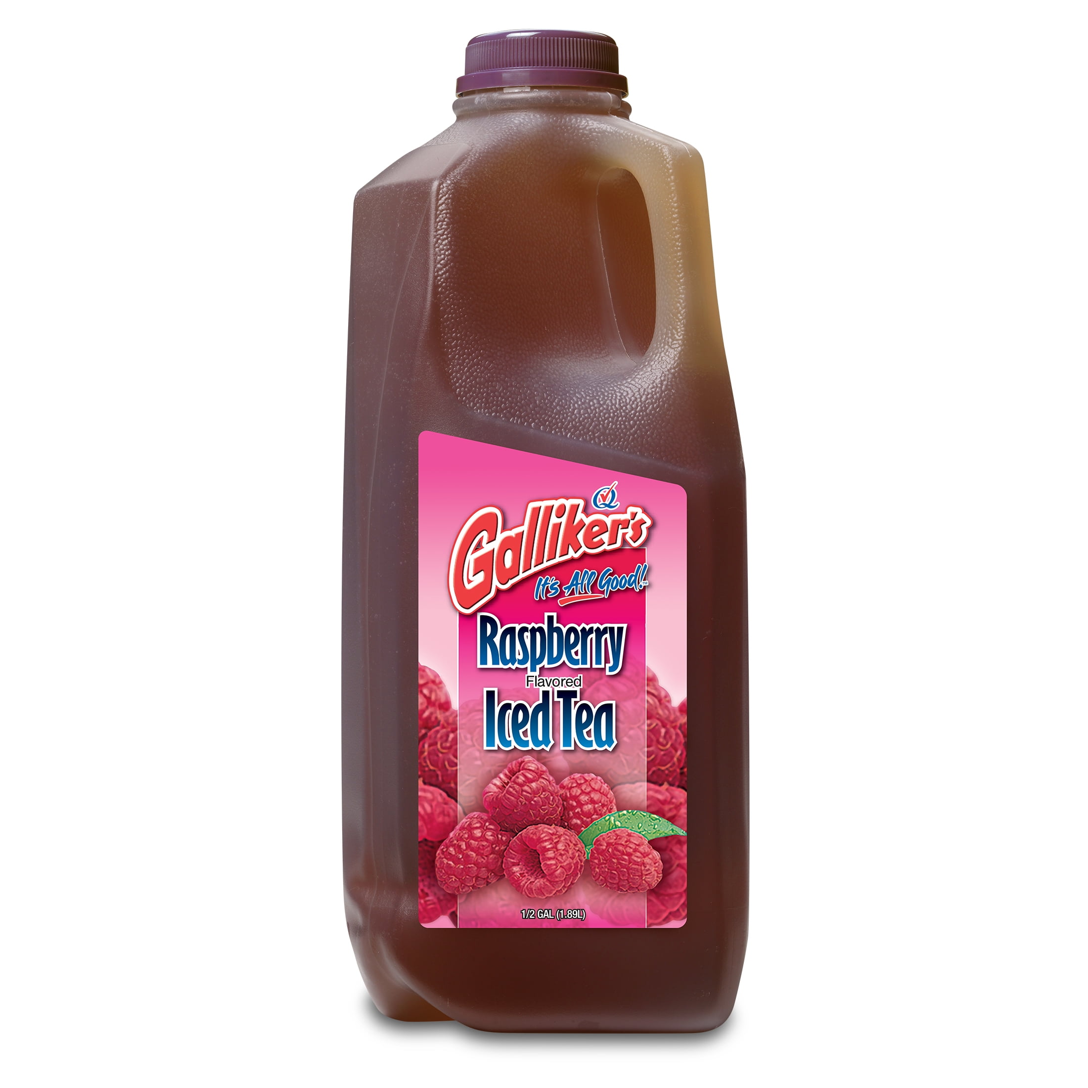 Galliker's Raspberry Iced Tea, Half Gallon, Plastic Jug, Naturally ...