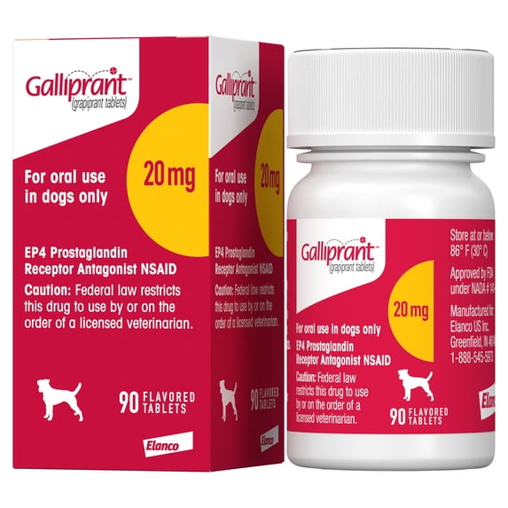 Galliprant (grapiprant) Tablets for Dogs, 20mg HSA/FSA Eligible ...
