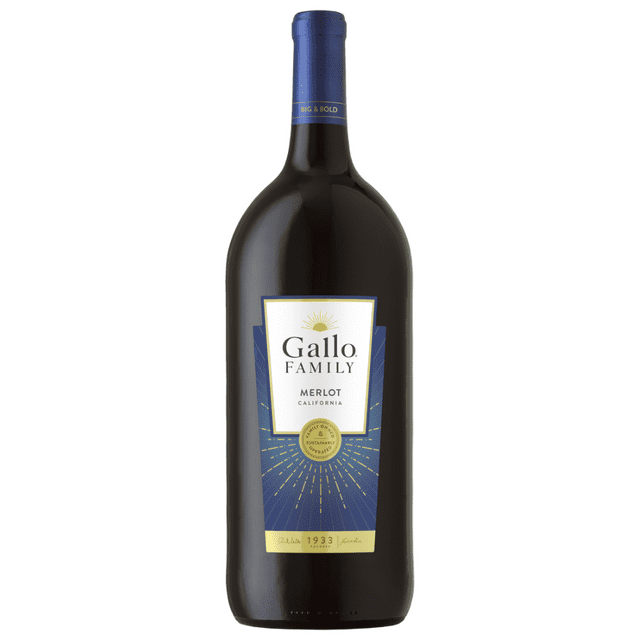 Gallo Family Vineyards Merlot Red Wine, 1.5 L Bottle - Walmart.com