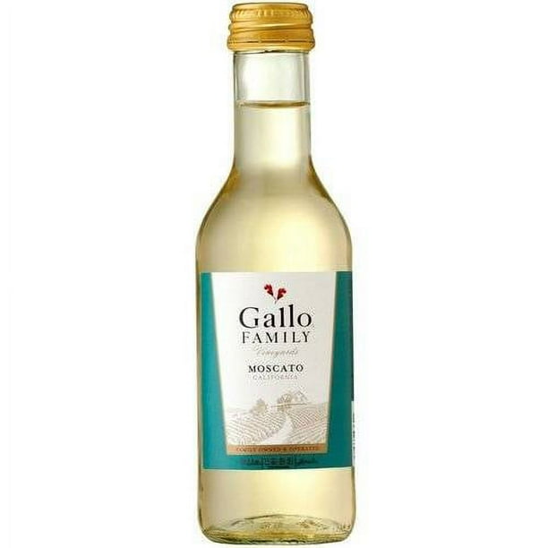 Gallo Family Vineyards Moscato White Wine 1 Single Serve 187ml Bottle ...