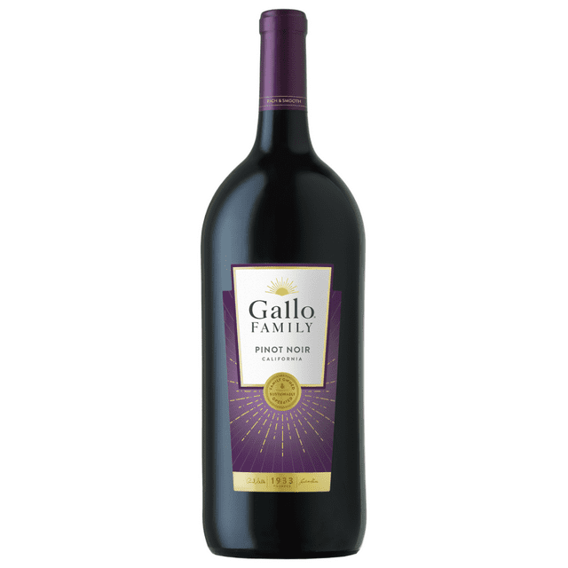 Gallo Family Vineyards Pinot Noir Red Wine, 1.5L Bottle - Walmart.com
