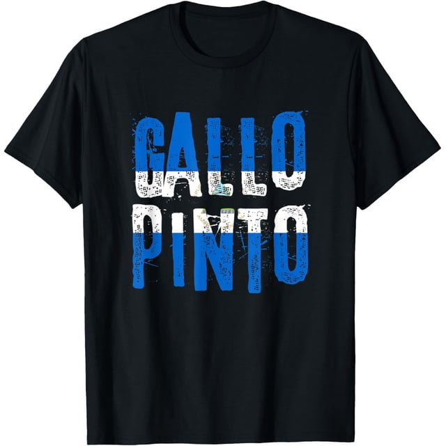 Gallo Pinto Nicaraguan Slang Nicaragua Flag T-Shirt - Walmart.com