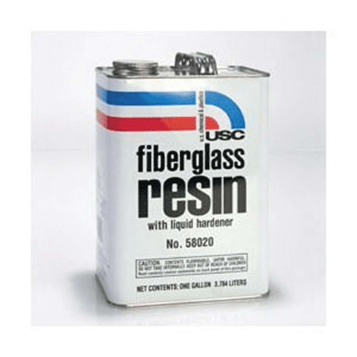 US Chemical 58020 Fiberglass Resin, 1 gal Can, Amber, Liquid - Walmart.com