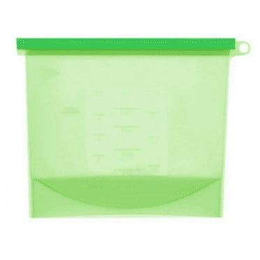 Reusable Ziplock Bags Silicone Bags, Large Food Storage Bags Gallon ...