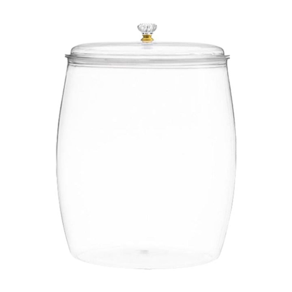 Gallon Plastic jars Cookie Jar & Candy Jar with Lid Large Food Storage ...