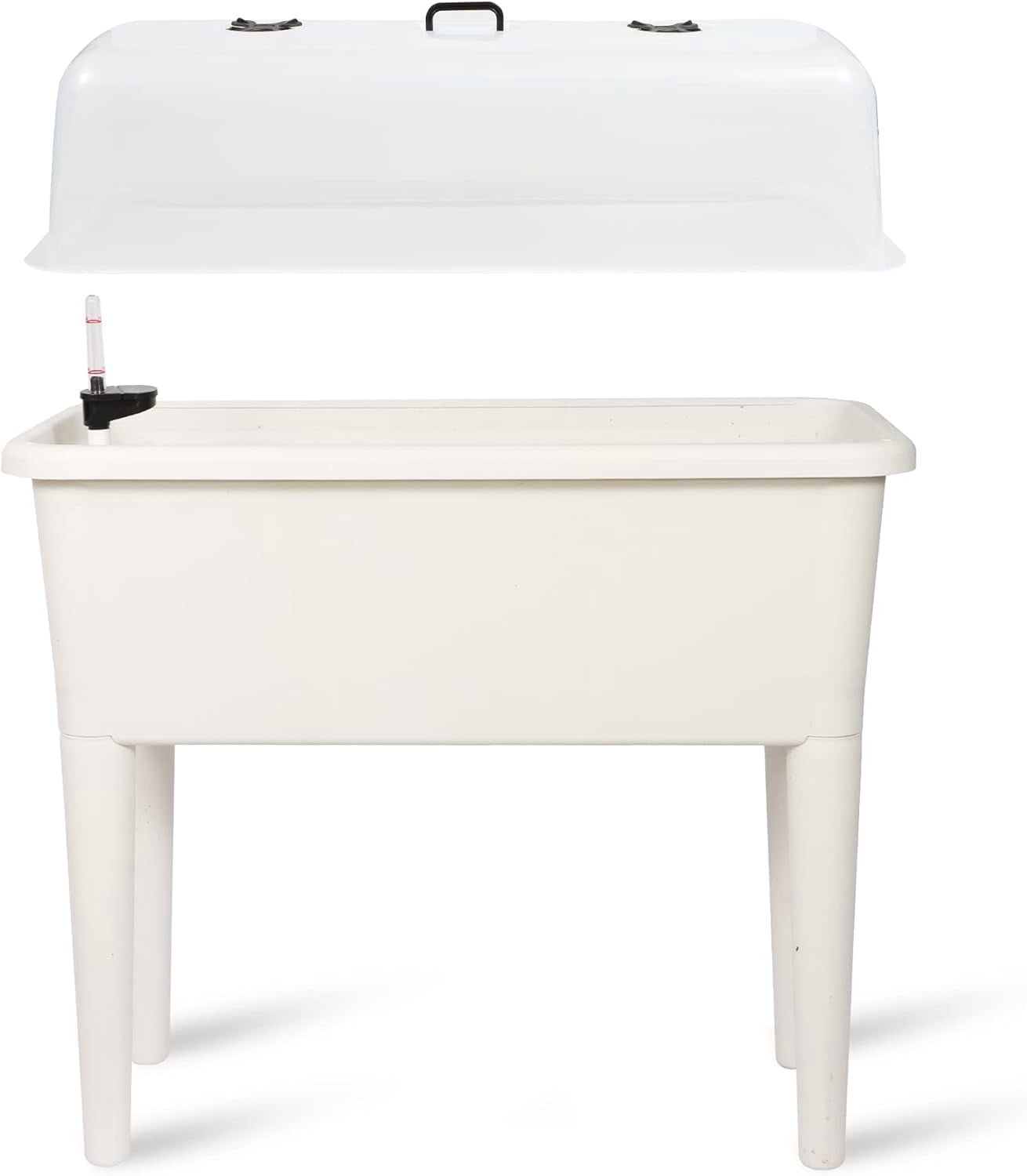 Gallon Self Watering Raised Garden Bed with Ventilation Transparent Lid ...