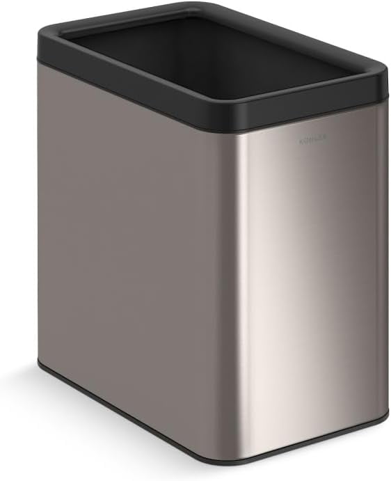 Gallon Tall Hands- Kitchen Step Can Trash Can with Foot Pedal Quiet ...