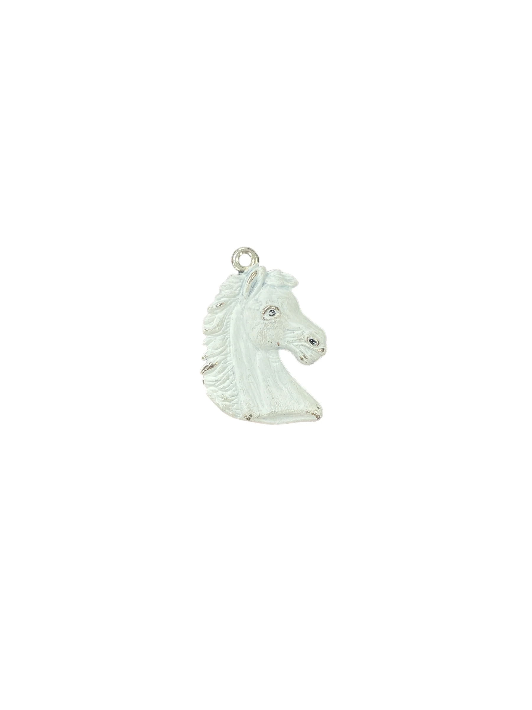 Gallop into Style: 1.5 Inch Alloy Horse Head Charm for DIY Jewelry ...