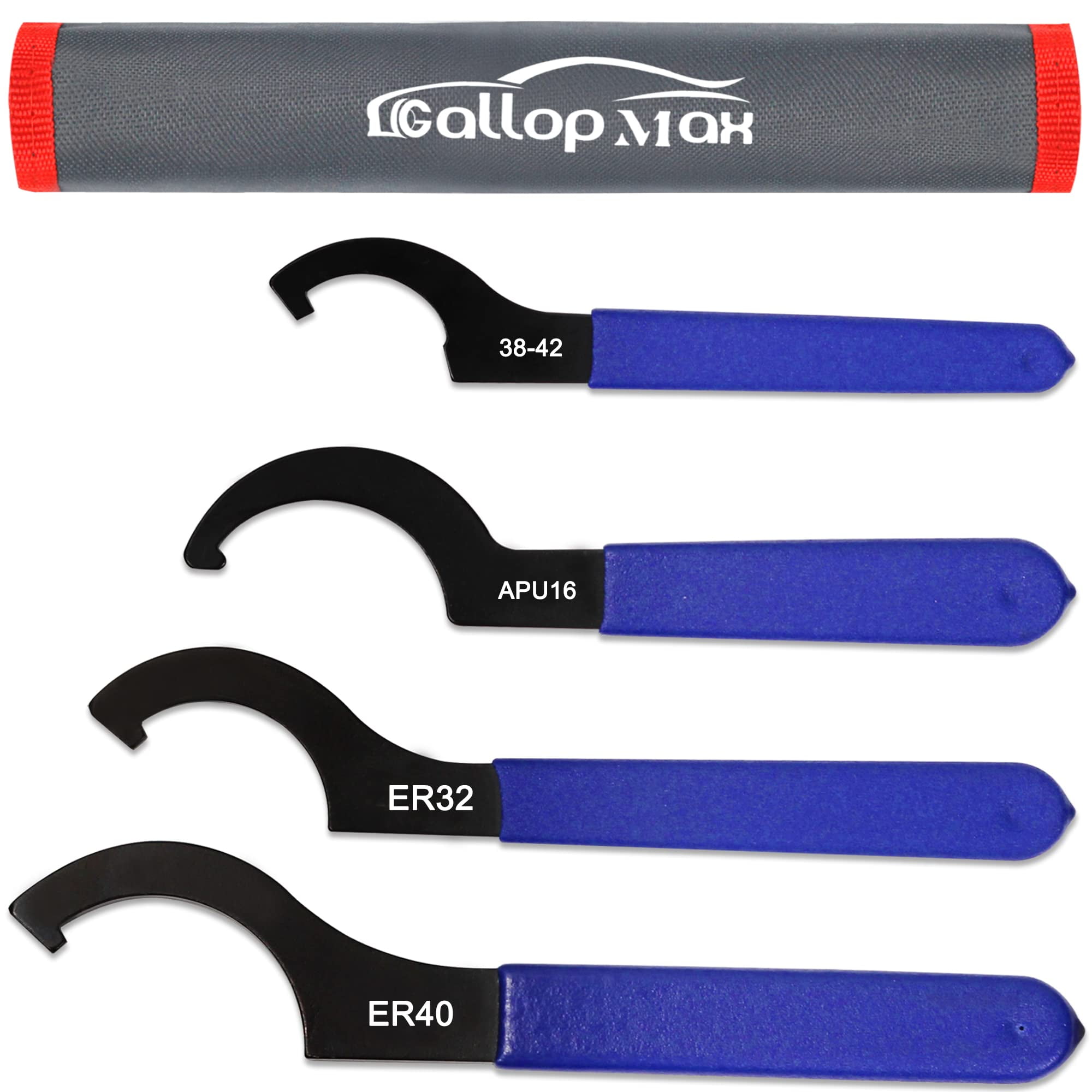 GallopMax 4Pcs Universal Coilover Spanner Wrench Set, Shock Wrench ...