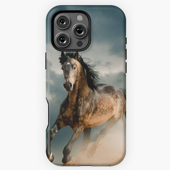 Galloping Horse Illustration iPhone Case 17 16 15 14 13 12 11 Pro Max ...