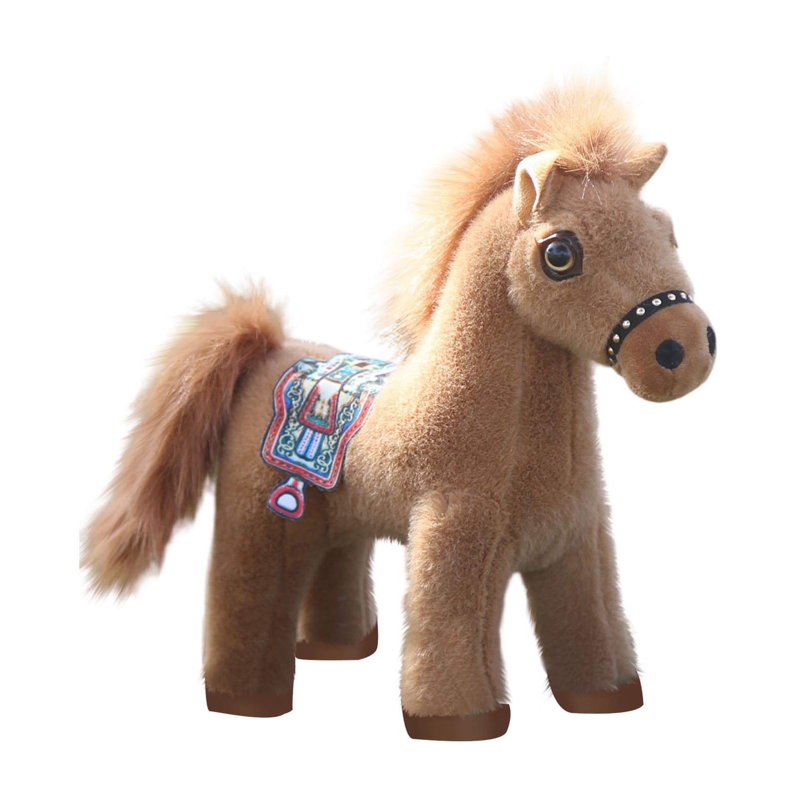Galloping Pony Plush Toy - Super Soft Stuffed Horse with Brushable Mane ...