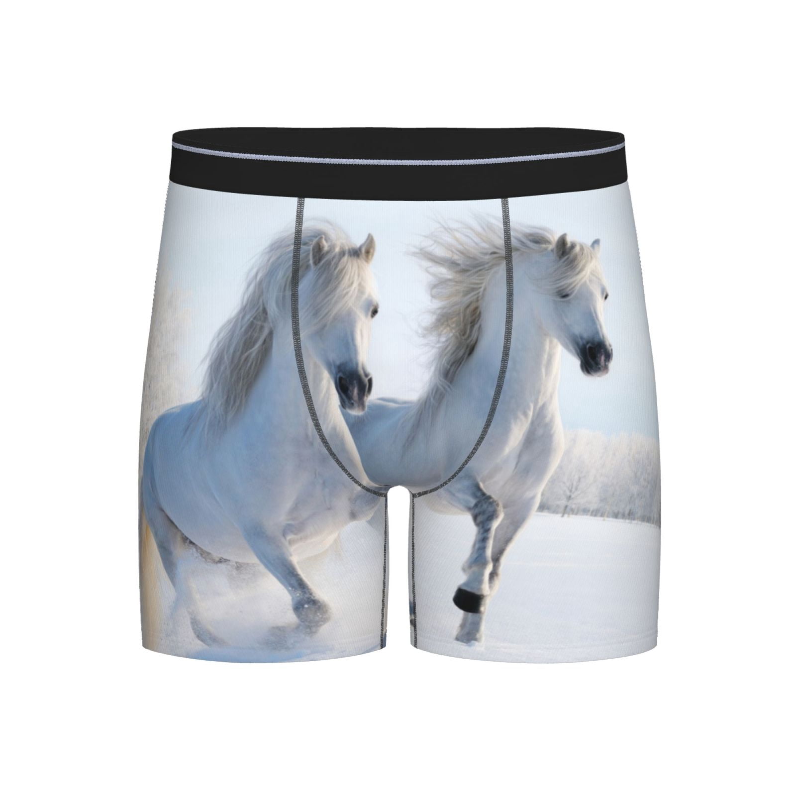 Galloping Rare Spotted Horses Underwear For Men,Soft Boxer Briefs ...
