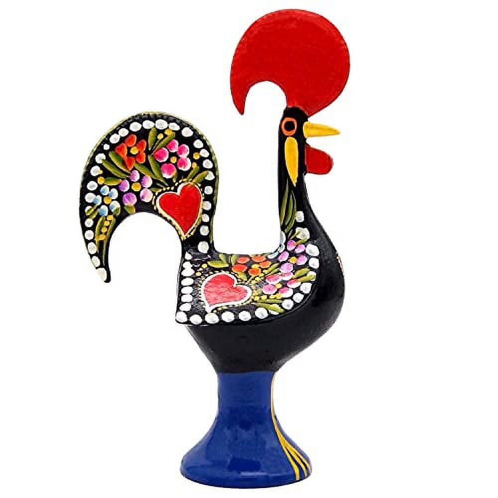 Galos 10 Inch Good Luck Portuguese Rooster Barcelos Metallic Figurine ...