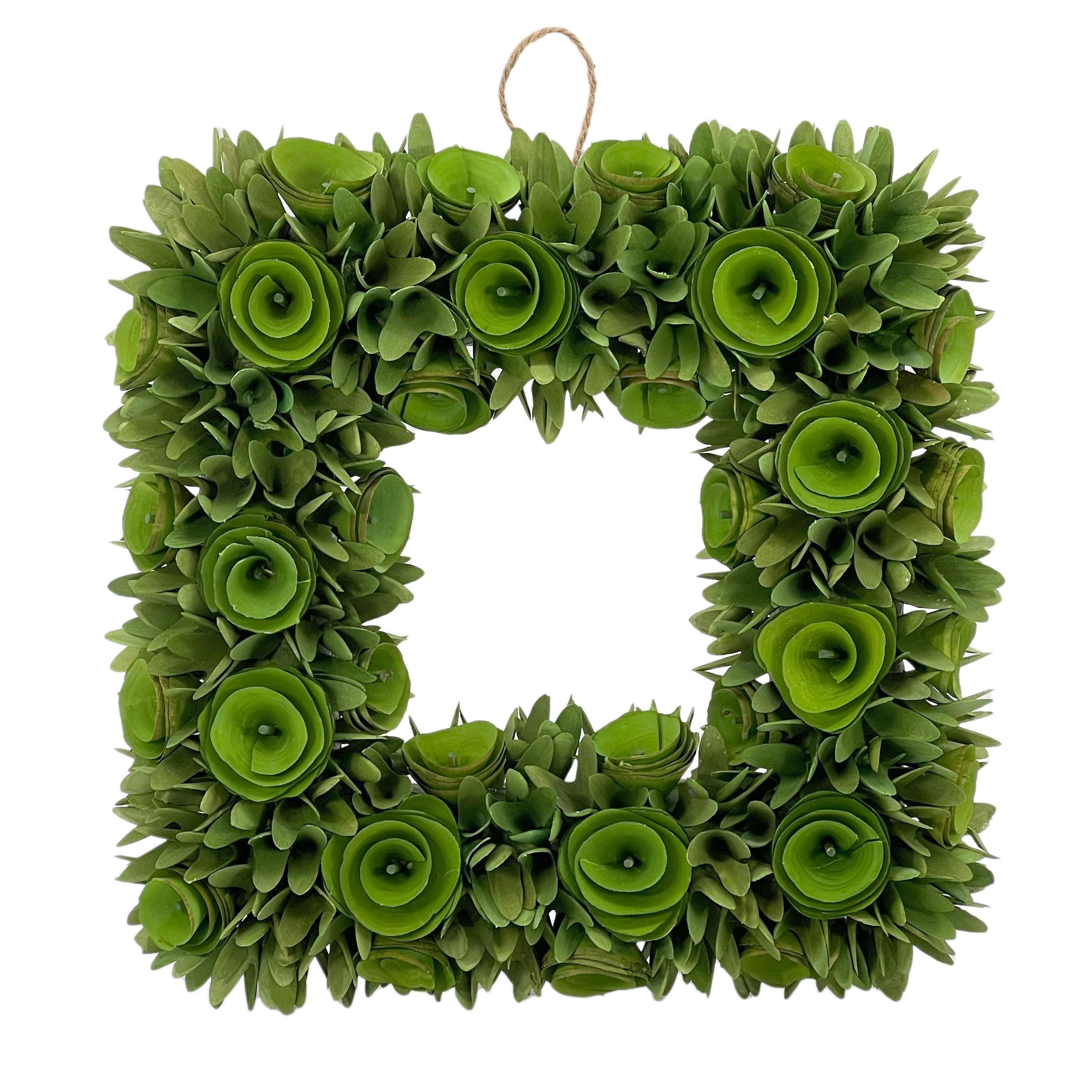 Galt International 19‚Äù Woodchip Rose Wreath - Intricate Front Door ...