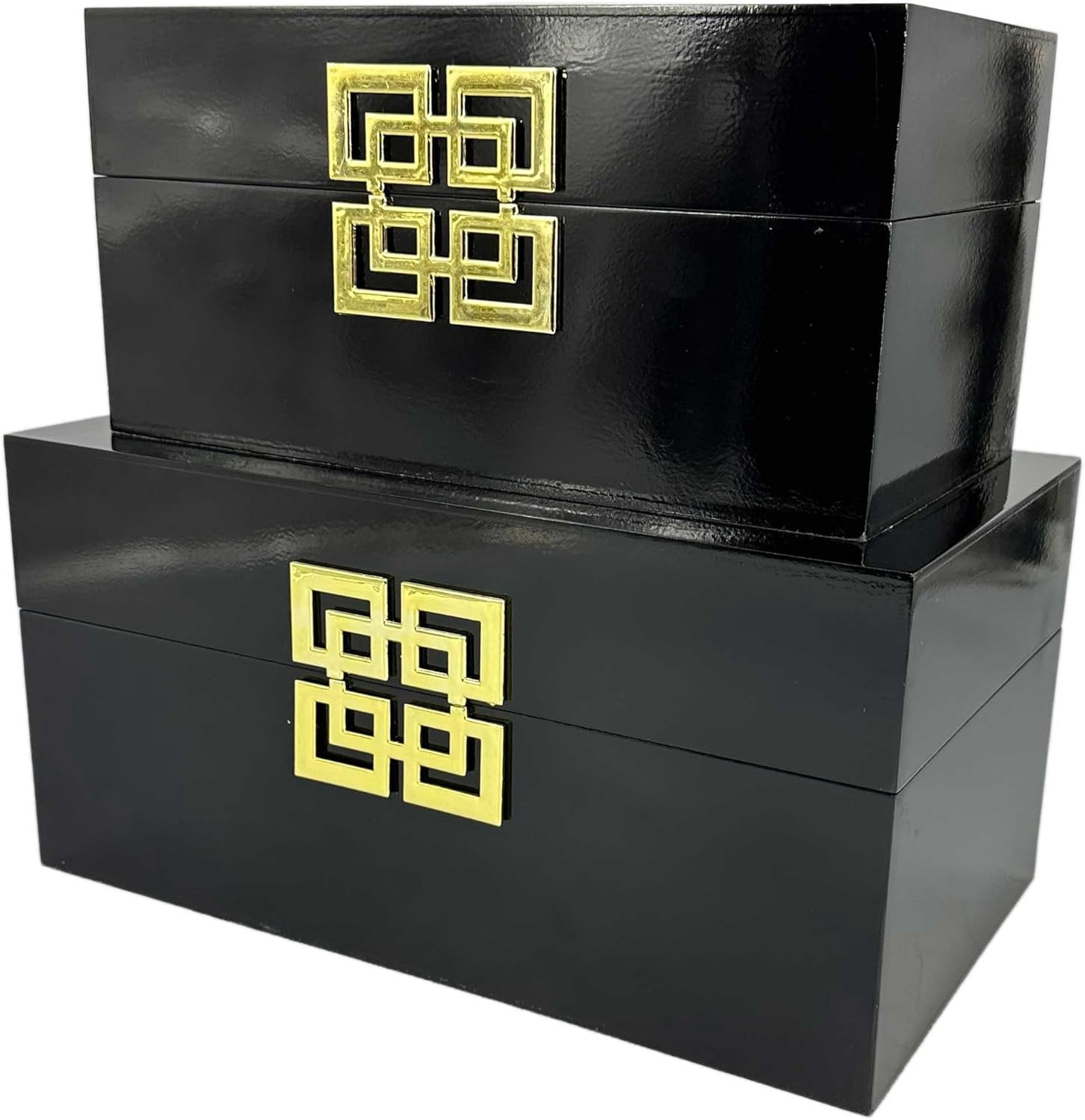 Galt International Storage Box Set Decorative Storage Box w/Hinged Lid ...