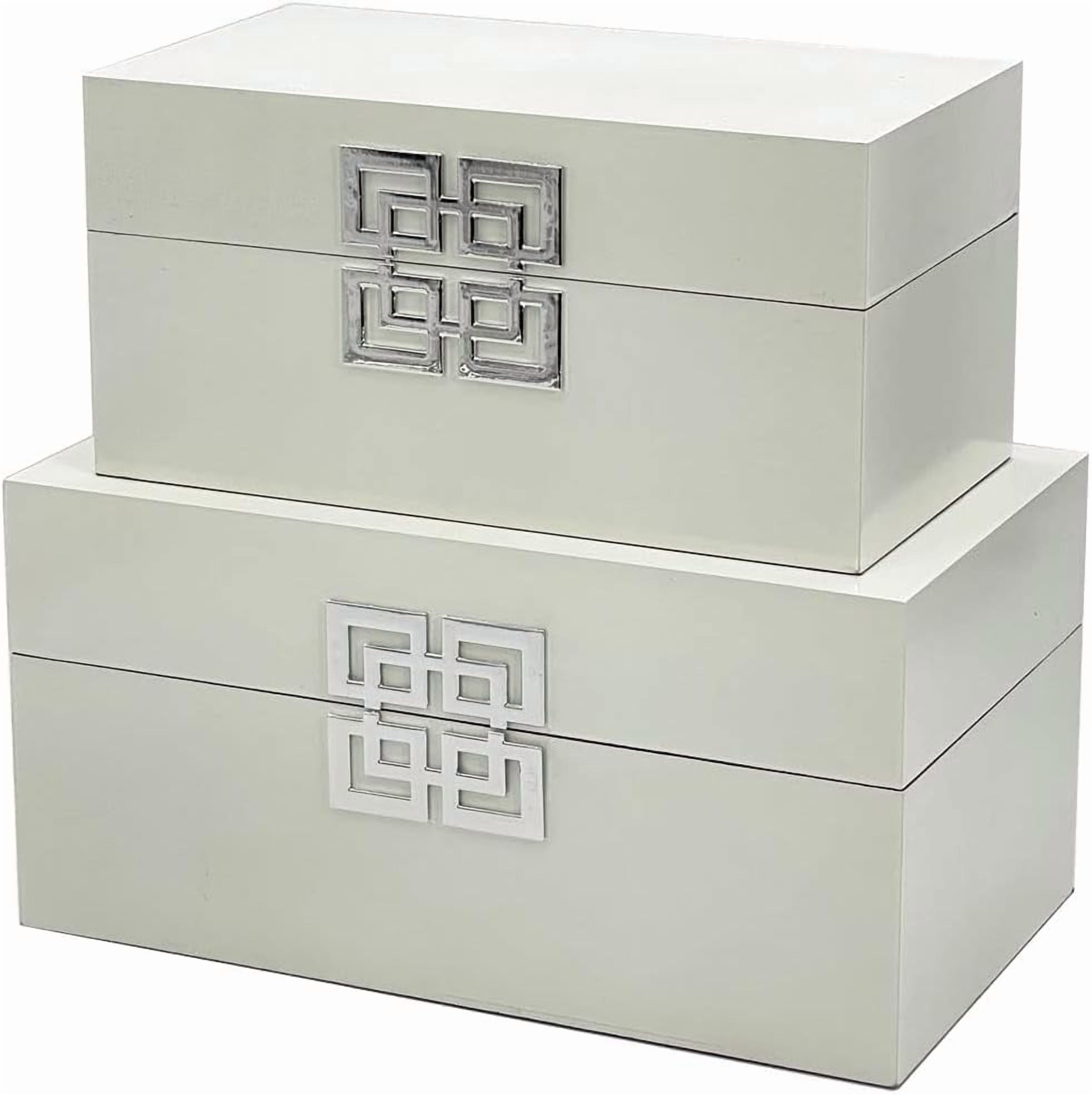 Galt International Storage Box Set Decorative Storage Box w/Hinged Lid ...