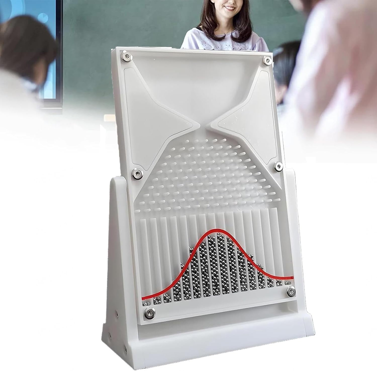Galton Board Experiment Model, Normal Distribution Mathematical Model ...