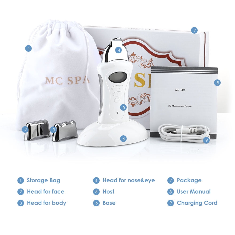 Galvanic Facial Machine Microcurrent Skin Rejuvenate Tightening Anti ...