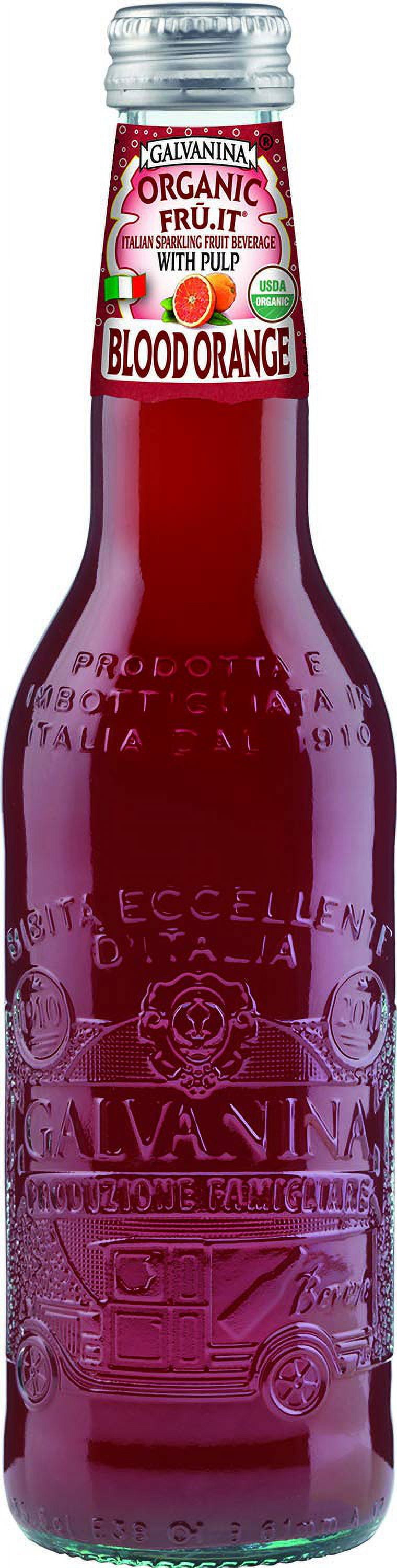 Galvanina - Blood Orange With Pulp - Premium Organic Italian Sparkling ...