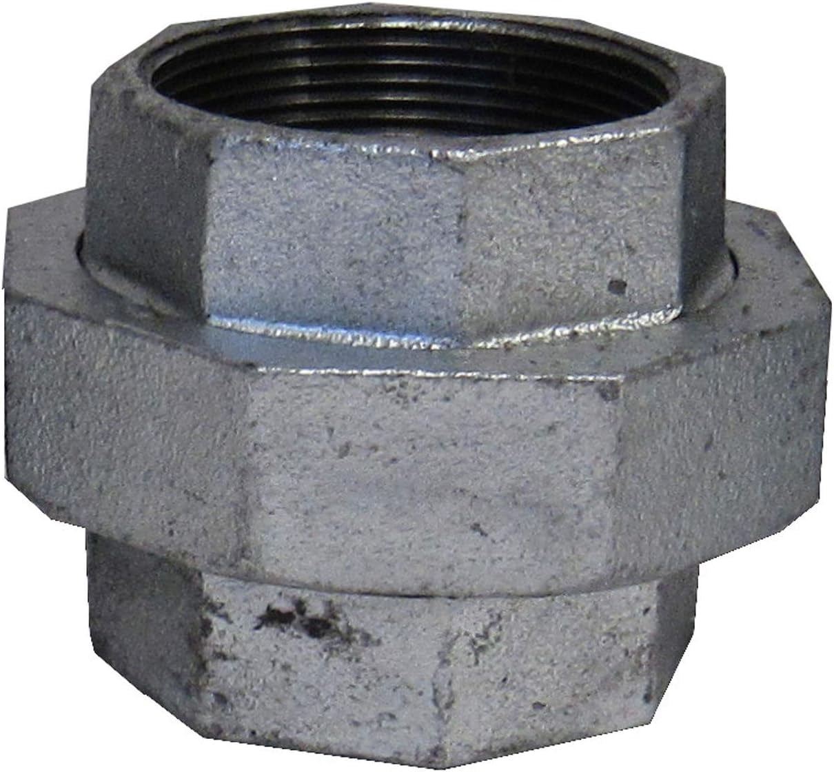 Galvanized 3 Inch NPT Union – Malleable Pipe Fitting, Female NPT Thread ...