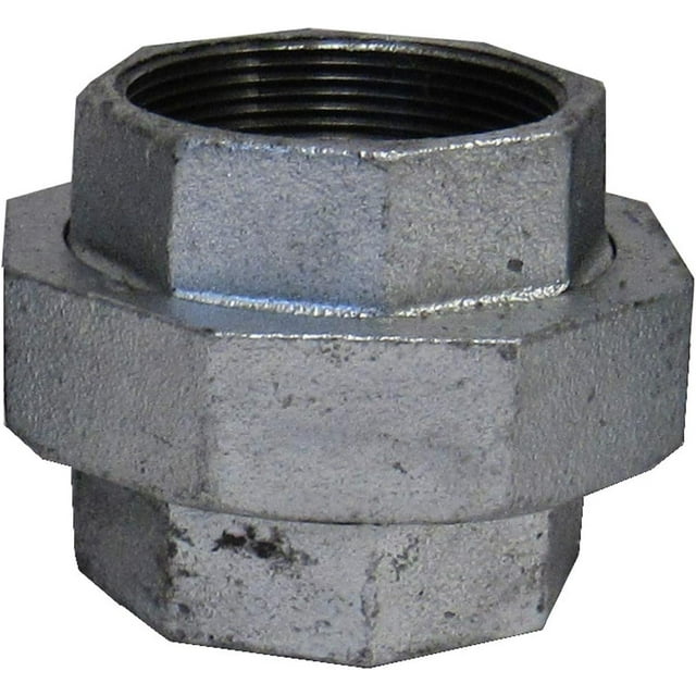 Galvanized 3 Inch NPT Union – Malleable Pipe Fitting, Female NPT Thread ...