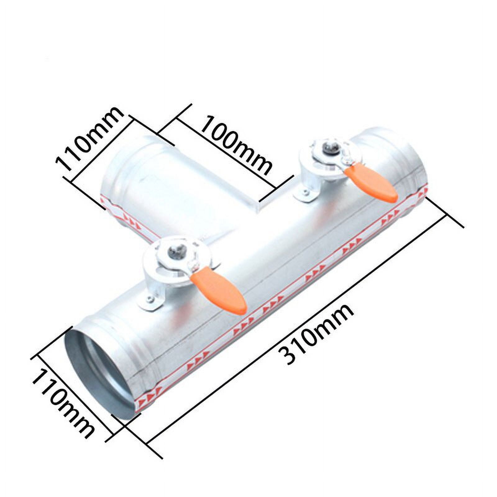 Galvanized 3 way T motorized ventilation register motorized valve Air ...