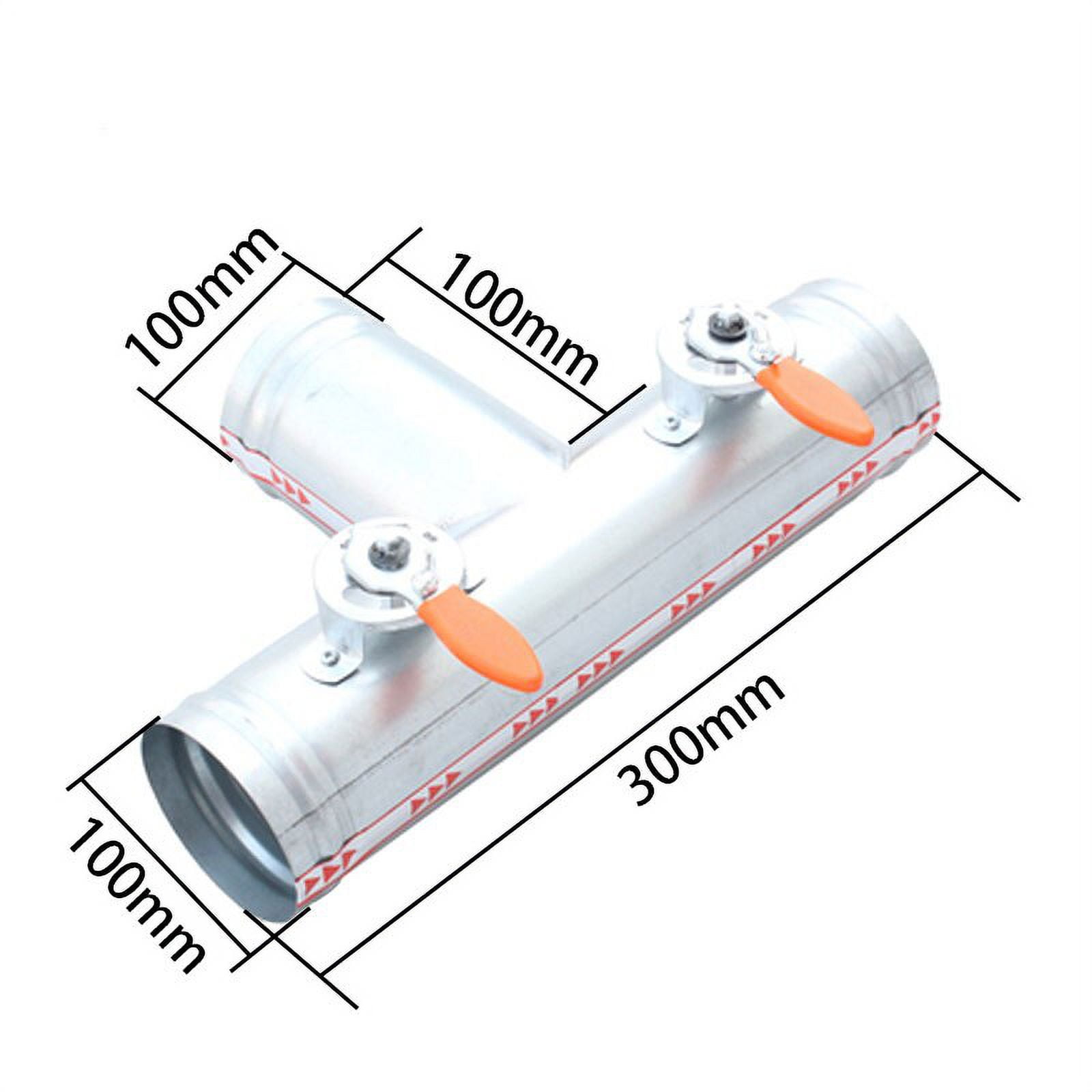 Galvanized 3 way T motorized ventilation register motorized valve Air ...