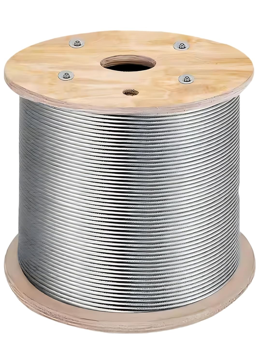 Galvanized Aircraft Cable Wire Rope 1/8" 7x19-1000 ft Reel for DIY ...