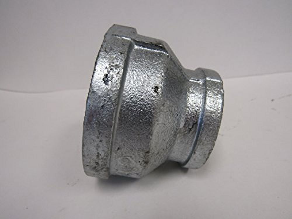 Galvanized Bell Reducing Coupling, 3 Inch X 2 Inch Female NPT Thread ...