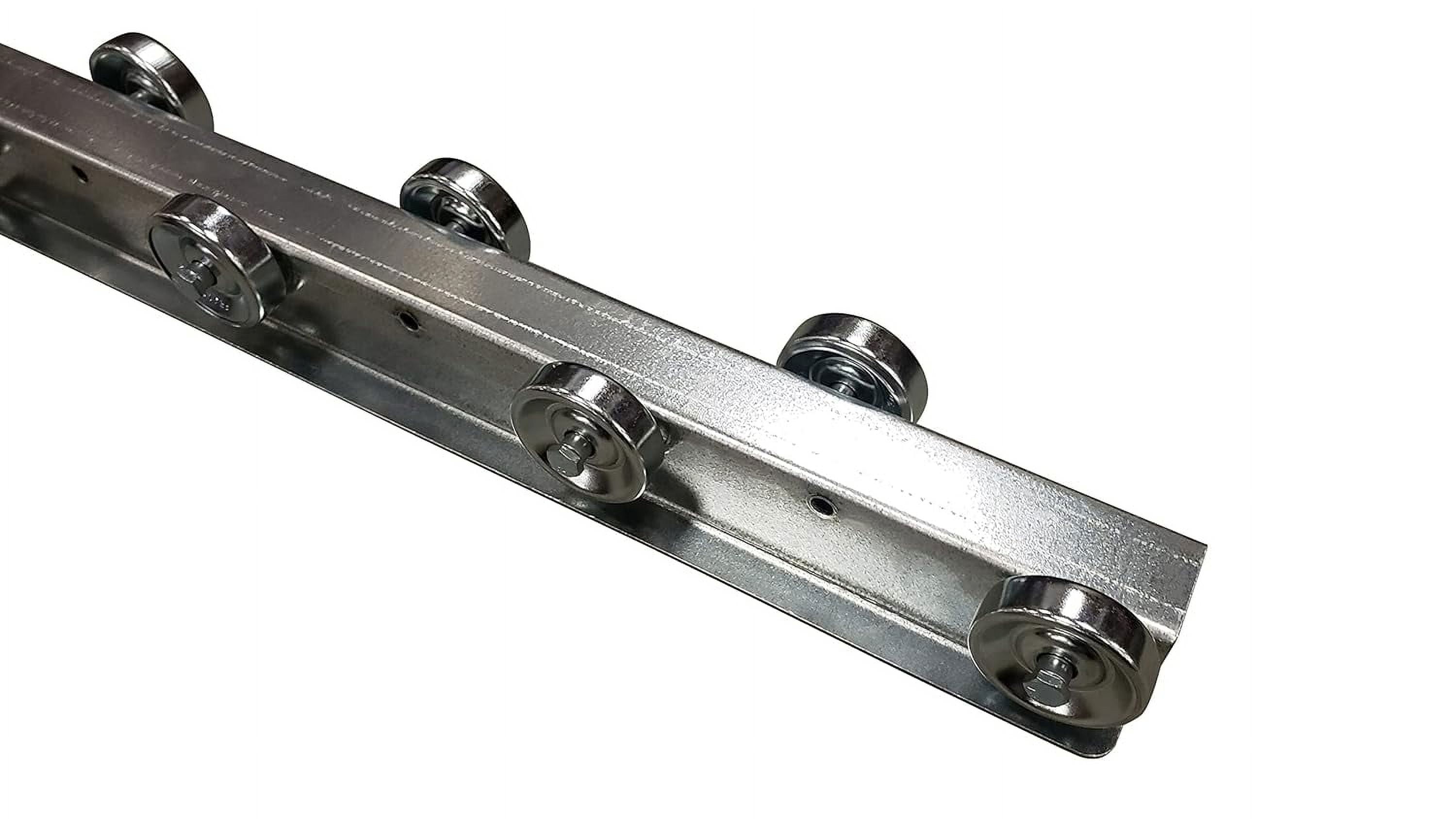 Galvanized Conveyor Rail 5′ Staggered Steel Skate Wheels Heavy Duty ...