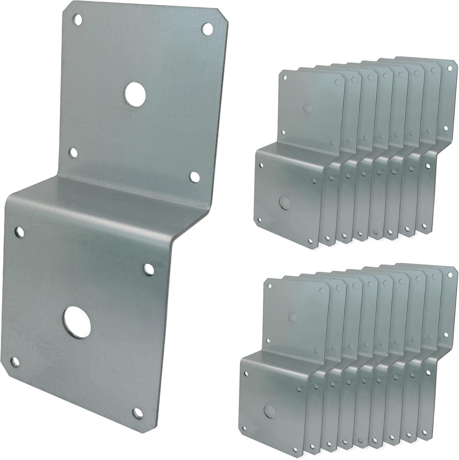 Galvanized Deck Joist Tie Plate, Z Bracket for 2x4 Cross Joist and 4x4 ...
