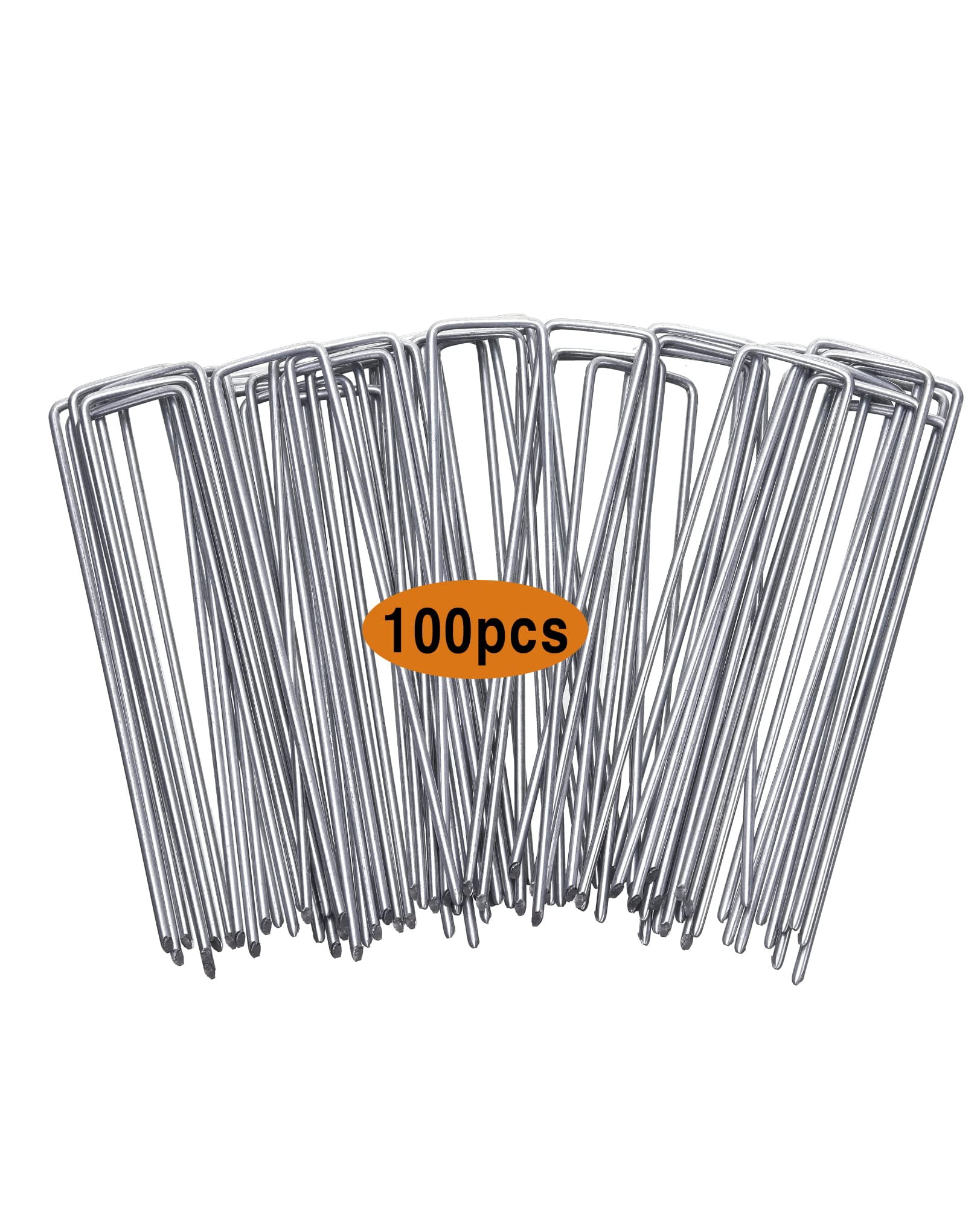 Galvanized Landscape- 7.8 Inch, Set of 50, 3mm Wire Diameter, 11 Gauge ...