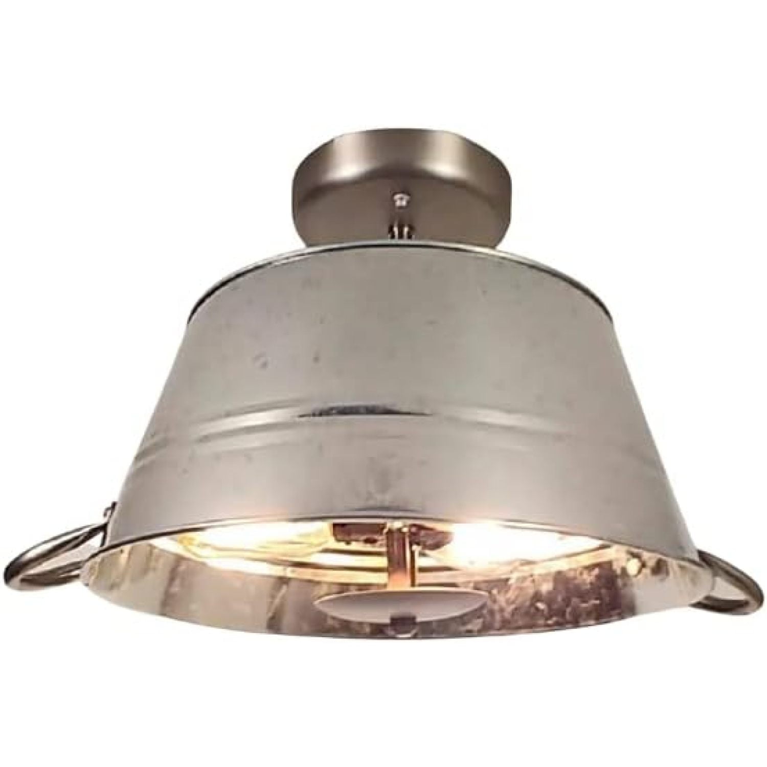 Galvanized Laundry Wash Tub Ceiling Light - Lighting Fixture Farmhouse ...