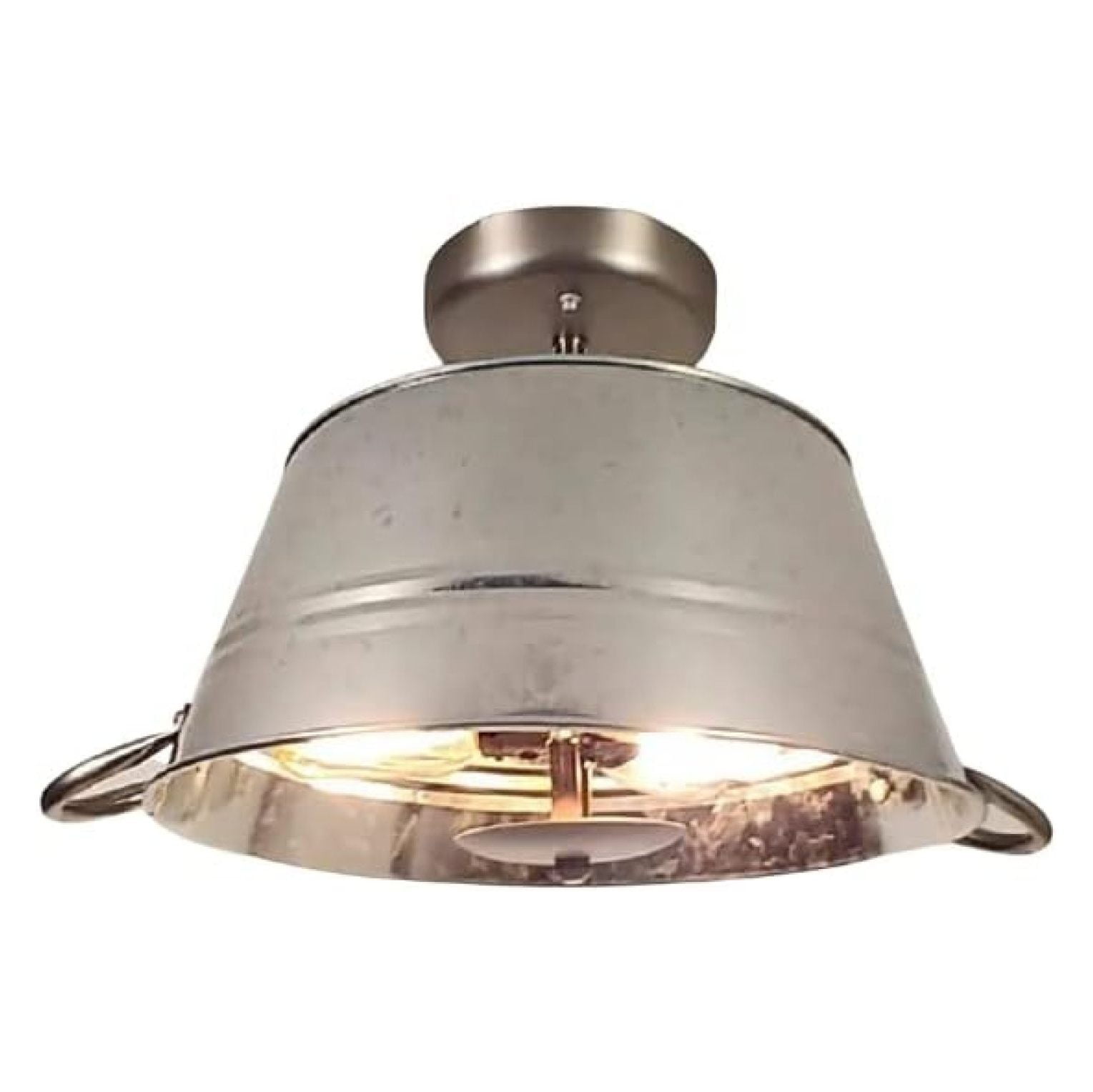 Galvanized Laundry Wash Tub Ceiling Light - Lighting Fixture Farmhouse ...
