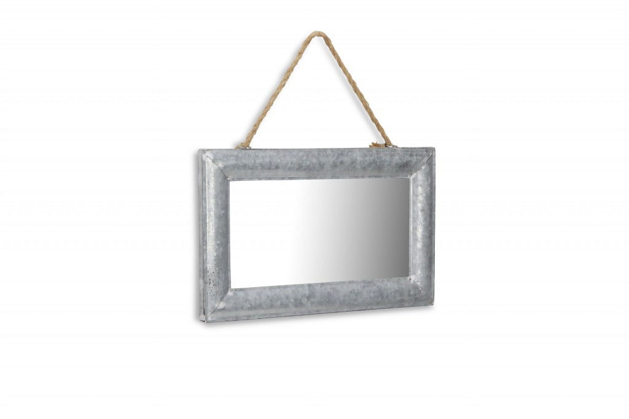 Galvanized Metal Hanging Mirror - Walmart.com