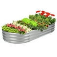 Galvanized Raised Garden Bed Kit: Durable and Easy to Install Metal ...